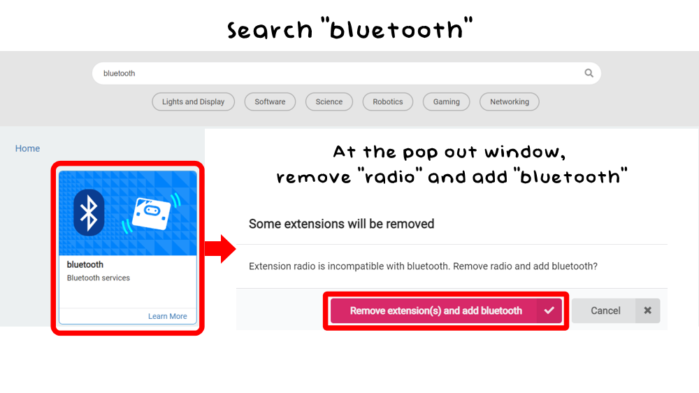 Remote Control via Bluetooth using Smartphone